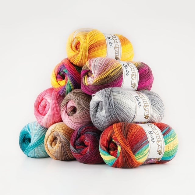 Papatya Batik Yarn - DK self striping yarn | Happy Place Wool